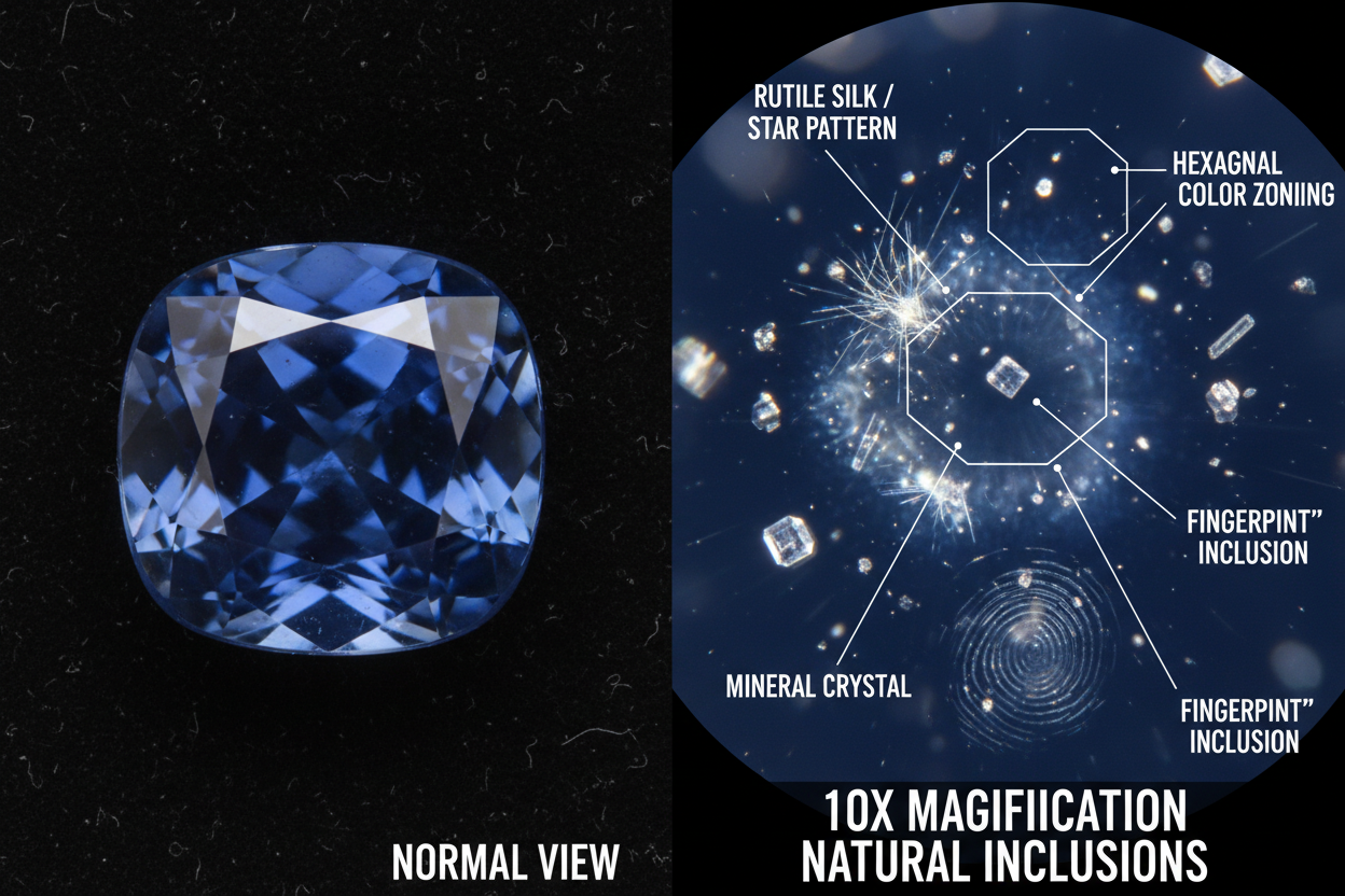 Sapphire Inclusions That Increase Value: Flaws Collectors Want ...