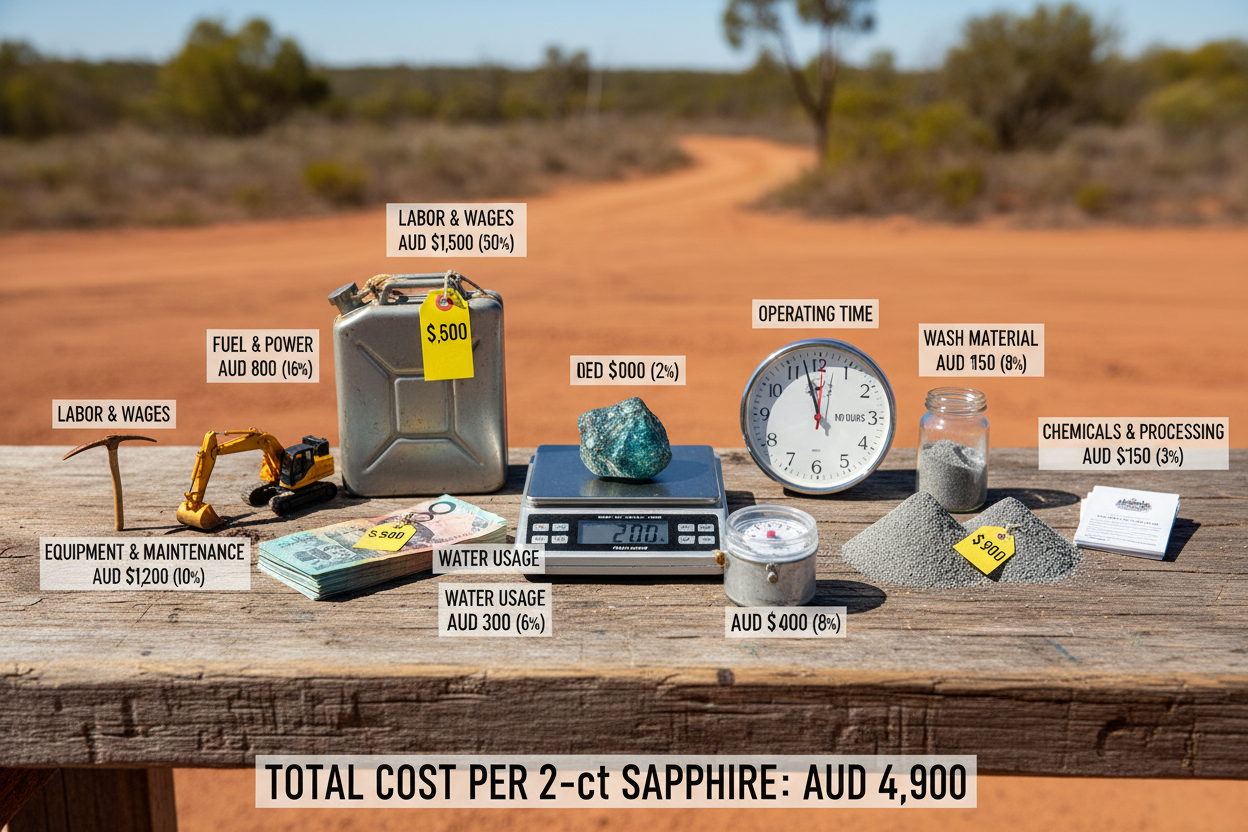 Real Cost of Mining a Queensland Sapphire: Transparent Breakdown ...